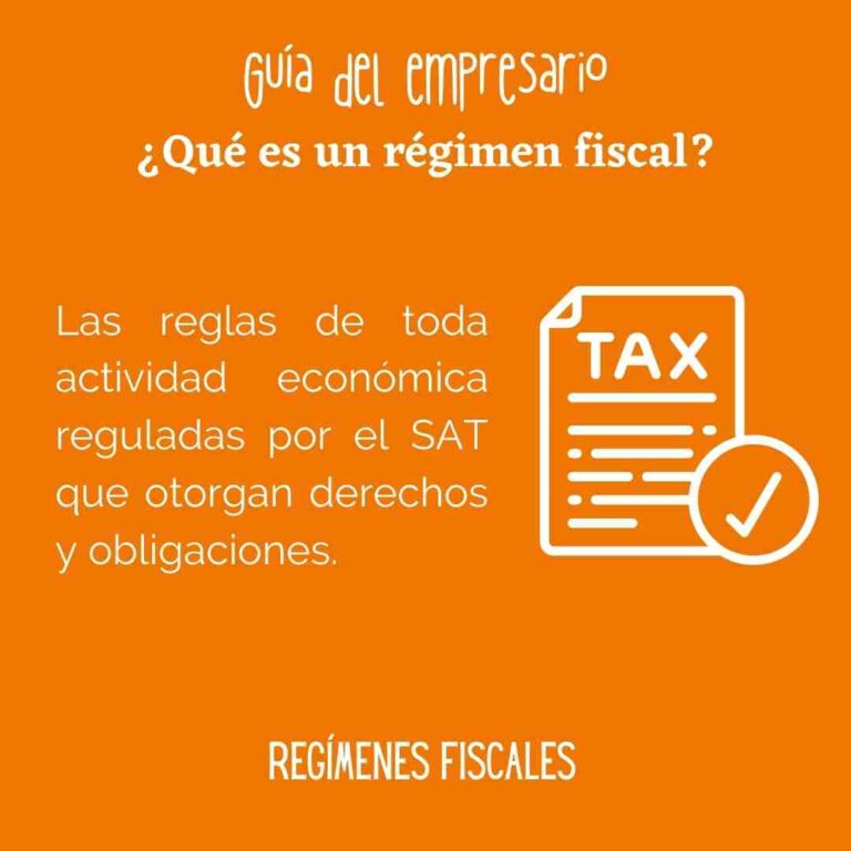 Regimen Fiscal En México 2024 : Tipos de regímenes fiscales para ...