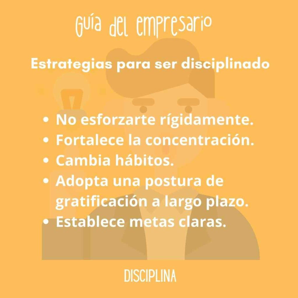 Disciplina » Concepto, Estrategias, Ejemplos, Cursos