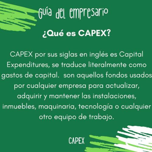 CAPEX Qué es, Ejemplos 2025