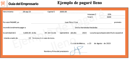 Pagaré formato Plantillas Excel, Word, PDF 2025